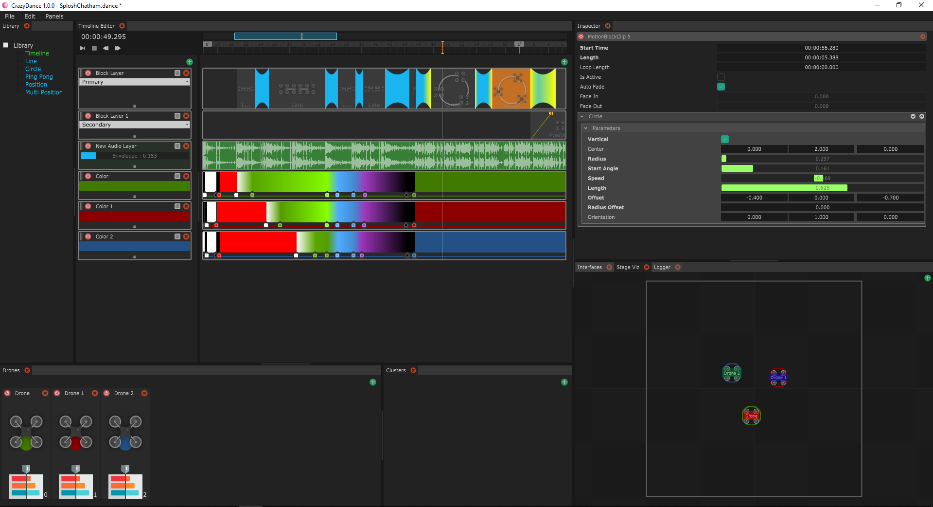 GitHub - benkuper/CrazyDance: Realtime Modular Choreography Tool for Drones
